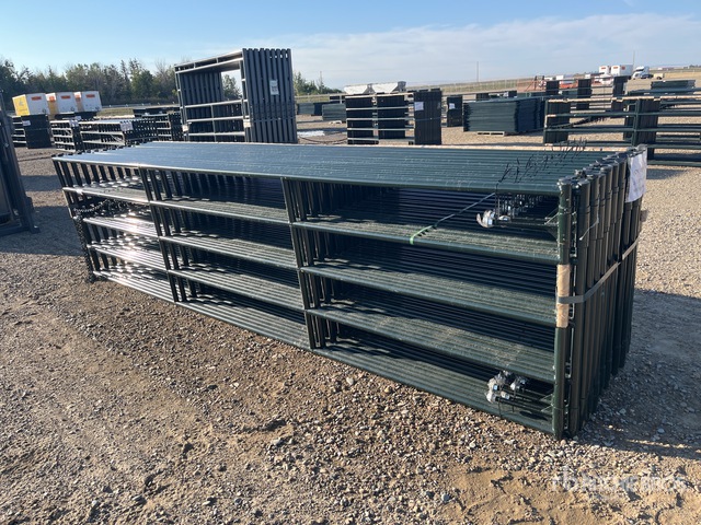 Quantity of (24) BYT RG16 16 ft x 4 ft Ranch Gate Livestock Gate ...