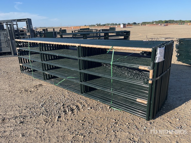 Quantity of (24) BYT RG16 16 ft x 4 ft Ranch Livestock Gate (Unused ...