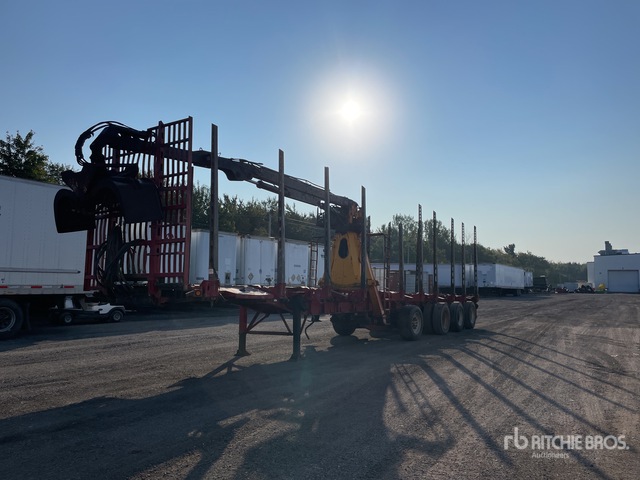 2000 Deloupe GR48 48 ft Quad/A Self-Loading Log Trailer | Ritchie Bros ...