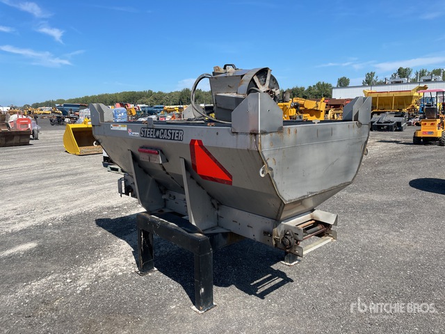 Fisher Steel Caster Hydraulic 8 ft Salt Spreader - Fits Tractor ...