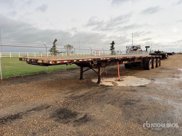 2008 BWS 52 ft Tri/A Flatbed Trailer | Ritchie Bros. Auctioneers