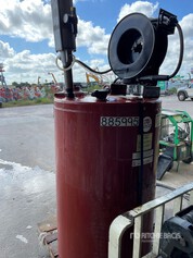 Qty (1) Pee Dee Tank Upright Lube Tank System w/Pump, Reel, and ...