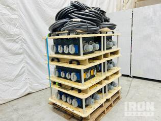Quantity of (6) LEX DB100 30KW Power Distribution Spider Box w/Cords ...
