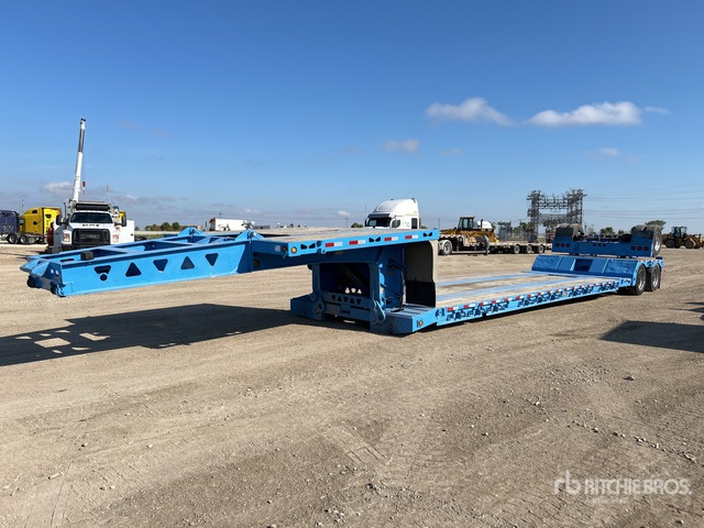 2008 Trail King 31 ton T/A Extendable Double Drop Removable Gooseneck ...