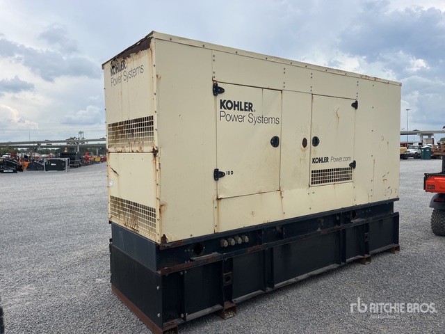 2014 Kohler Generator 180 kW Skid-Mounted Stand-By Generator Set ...
