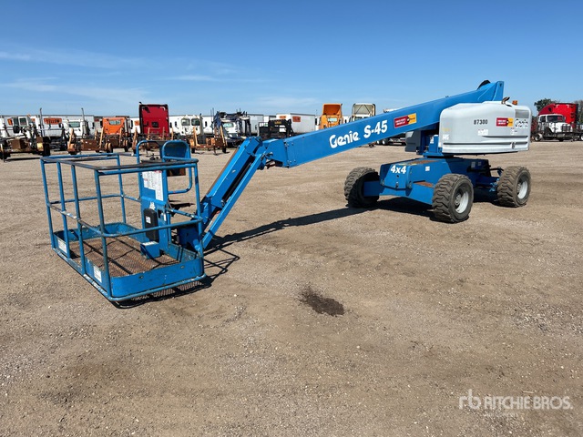 2016 Genie S45 4WD Diesel Telescopic Boom Lift | Ritchie Bros. Auctioneers