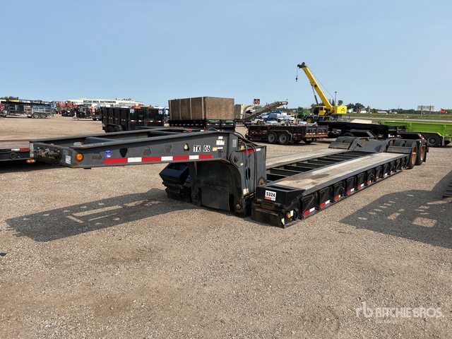 2006 Trail King TK70 HDG T/A Removable Gooseneck Lowboy Trailer ...
