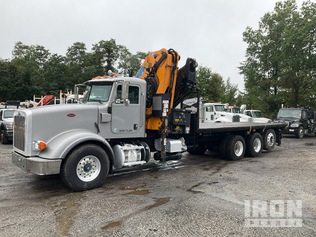 2010 Effer 655-5S 39900 lb Knuckle Boom on 2011 Peterbilt 367 8x4 Boom ...
