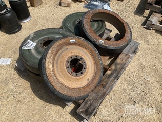 Surplus (5) Solid Rubber Wheels in Abilene, Kansas, United States ...