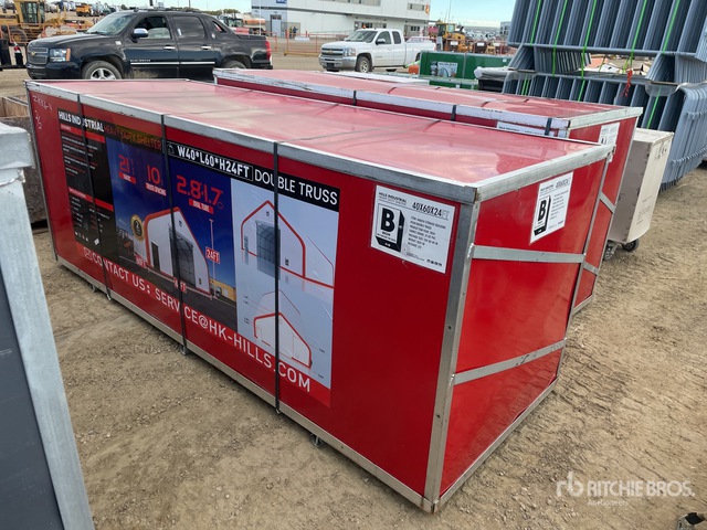 2024 HIlls Industrial 604024 60 Ft x 40 Ft x 24 Ft Storage Building ...