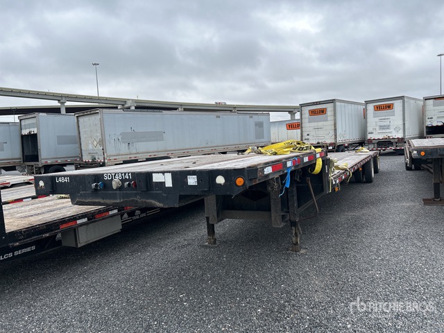 2003 Fontaine DFT58048WSAW 80000 lb 48 ft T/A Spread Axle Single Drop ...