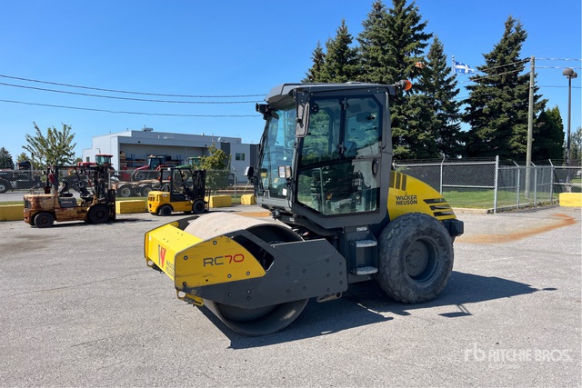 2022 Wacker Neuson RC-70 Smooth Drum Compactor | Ritchie Bros. Auctioneers