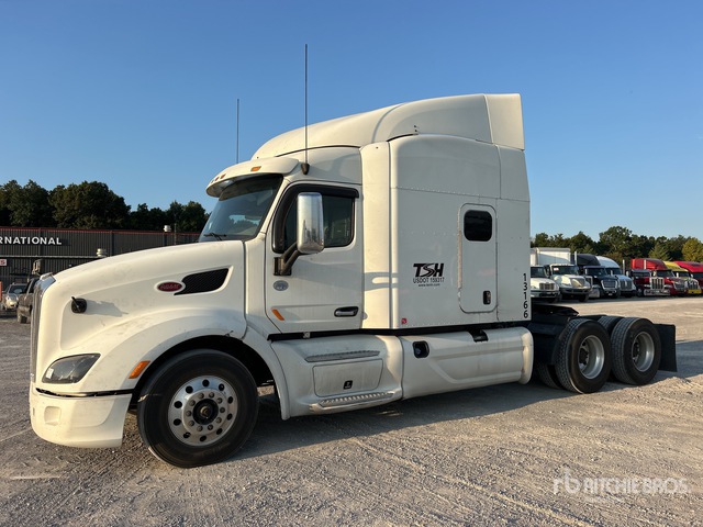 2015 Peterbilt 579 6x4 T/A Sleeper Truck Tractor | Ritchie Bros ...