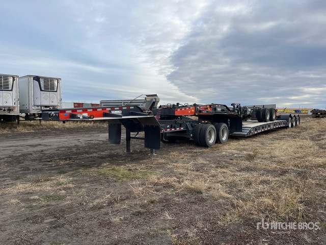 2021 Brandt 65T Tri/A Double Drop Removable Gooseneck Lowboy Trailer ...