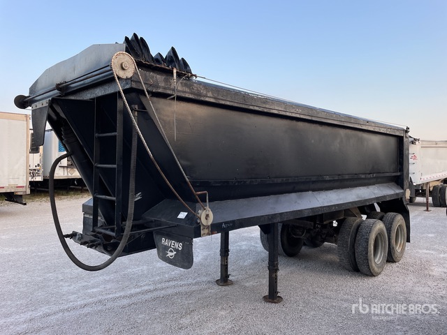 2002 Fontaine Ravens 23EL-OF-SP 22 ft T/A Frameless End Dump Trailer ...