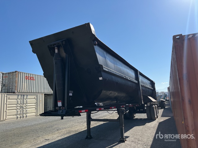 1996 Western Construction Components DTST 38 ft T/A End Dump Trailer ...