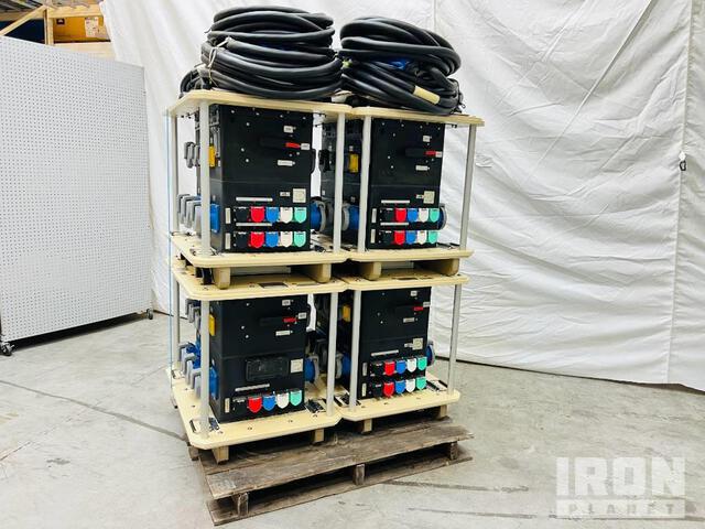 Quantity of (4) LEX 100KW DB350 Power Distribution Spider Boxes w ...