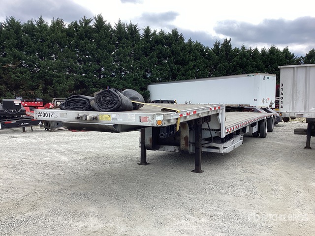 2012 Reitnouer TL 53 ft T/A Spread Axle Single Drop Step Deck Trailer ...