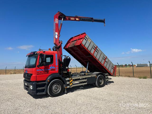 2005 HMF 1320 3800 kg on 2005 Mercedes-Benz Axor 1823 4x2 Flatbed Truck ...