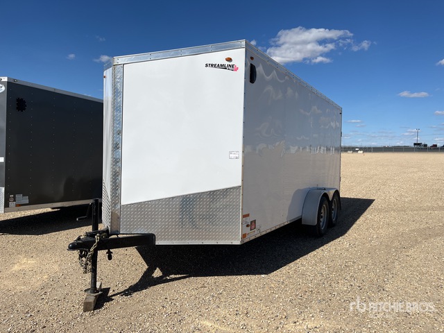 2019 Miska 716TA 18 ft T/A V-Nosed Enclosed Trailer | Ritchie Bros ...