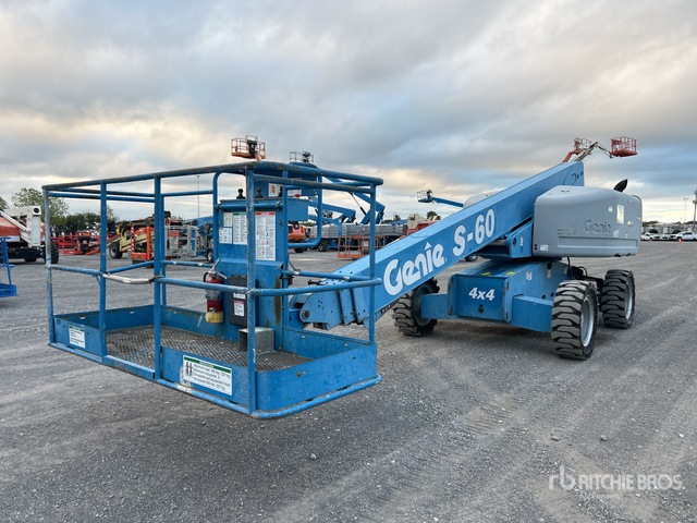 2008 Genie S-60 4WD Diesel Telescopic Boom Lift | Ritchie Bros. Auctioneers