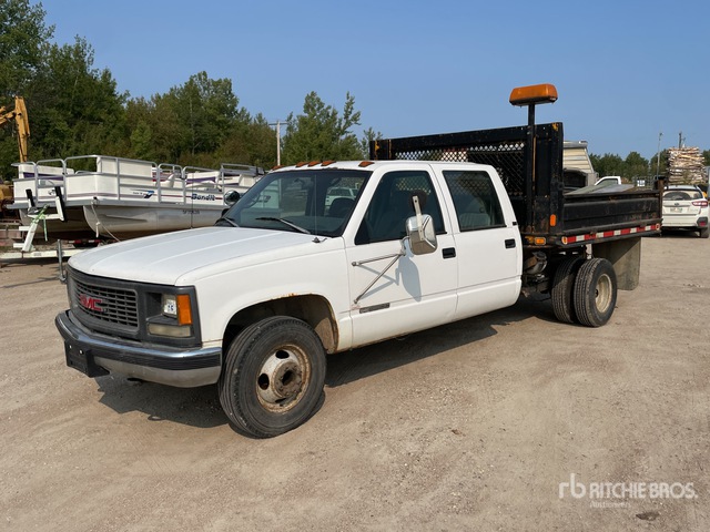 1995 GMC Sierra 3500 SL 4x2 Crew Cab Dump Truck | Ritchie Bros. Auctioneers