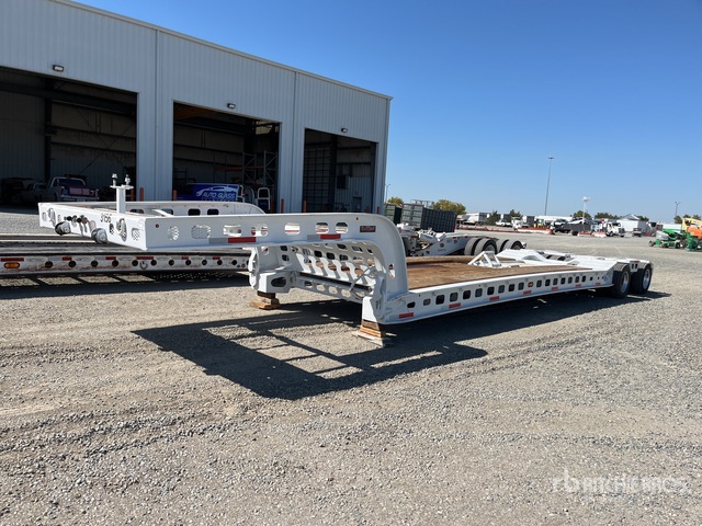 2011 Murray 16-Wheel Expandable Axle Removable Gooseneck Lowboy Trailer ...