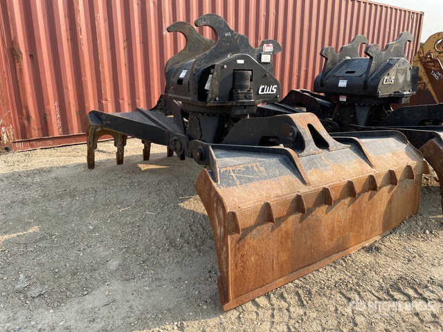 CWS Industries HE250-MAT-1-27-OC WBM-X 74 in Q/C Mat Excavator Grapple ...