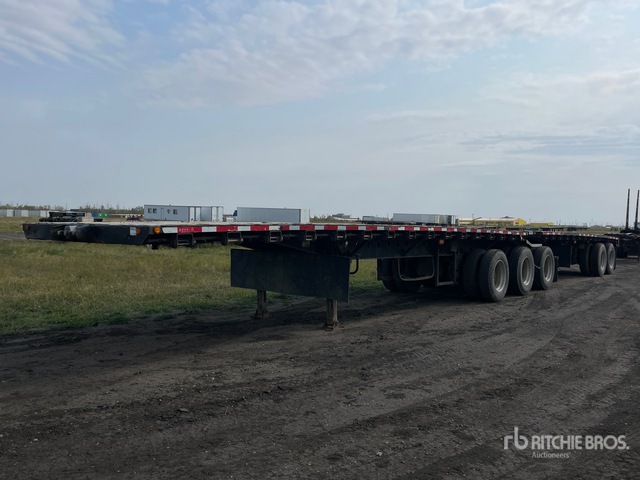 2012 Manac 17332A040 32 ft Tri/A B-Train Lead Flatbed Trailer | Ritchie ...