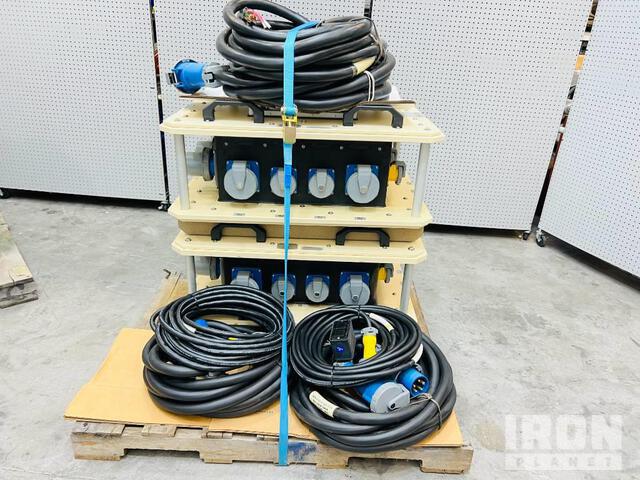 Quantity of (2) LEX 30 kW 100 Amp Power Distribution Spider Boxes w ...