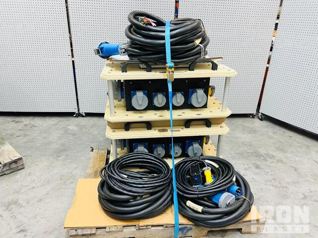 Quantity of (2) LEX 30 kW 100 Amp Power Distribution Spider Boxes w ...