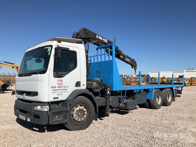2000 Hiab 140-1 6000 kg on 2002 Renault Premium 320DCI 6x2 6x2 Flatbed ...