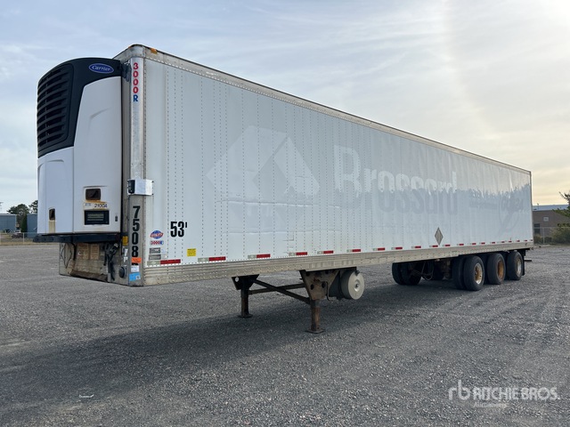 2011 Utility 53 ft x 102 in Tri/A Spread Axle Refrigerated Trailer ...