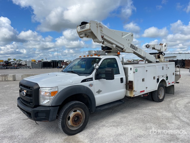 2011 Versalift VST-401 40 ft on 2011 Ford F-550 XL 4x4 Bucket Truck ...