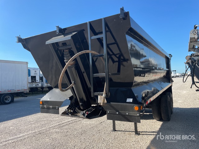 2000 Dierzen 23EL-QF-SP 23 ft T/A Quarter Frame End Dump Trailer ...