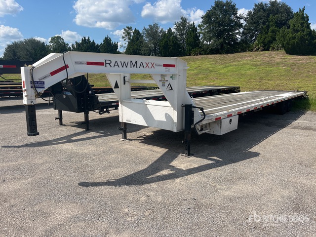 2024 RawMaxx 34 ft T/A Gooseneck Equipment Trailer | Ritchie Bros ...