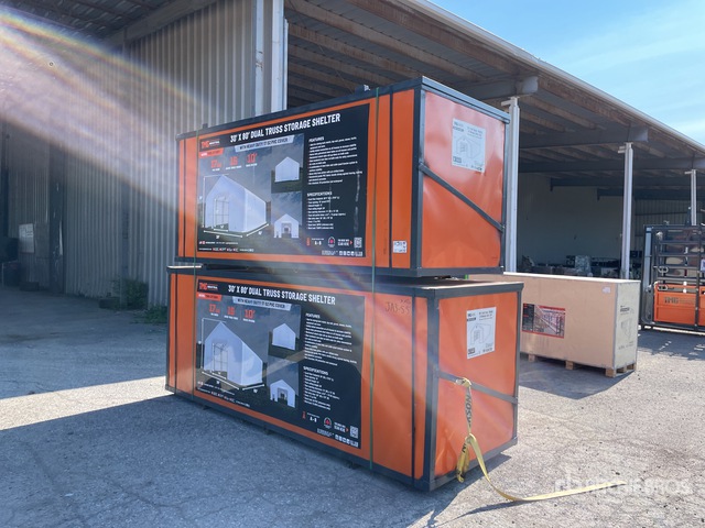 TMG DT3081 30 ft x 80 ft dual truss Storage Building (Unused) | Ritchie ...