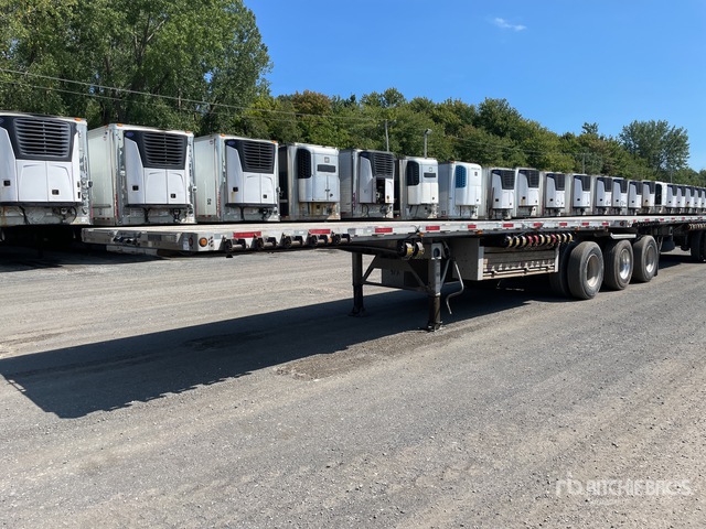 2021 Lode King 28 ft Tri/A B-Train Lead Flatbed Trailer | Ritchie Bros ...