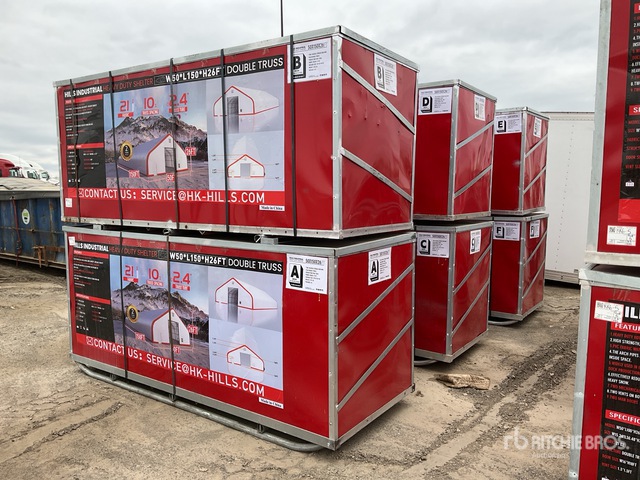 2024 HIlls Industrial 1505026 150 ft x 50 ft x 26 ft Storage Building ...