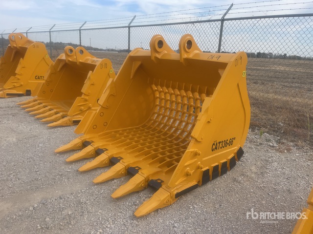2024 Jisan BKT336D66SKEL 66 in 2 cyd Skeleton Excavator Bucket - Fits ...
