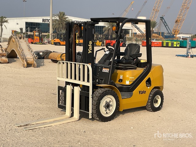 2021 Yale GDP30UX 3 ton Pneumatic Tire Forklift (Unused) | Ritchie Bros ...