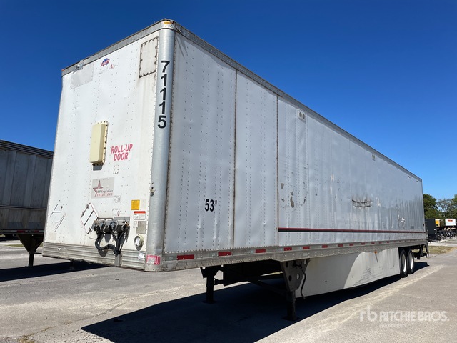 2016 Utility VS2DX 53 ft x 102 in T/A Van Trailer | Ritchie Bros ...