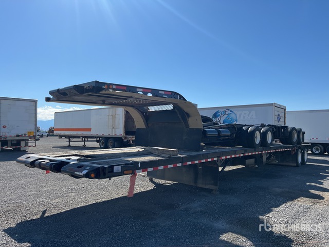 2005 Peerless PPT-75-5010-16 48 ft 16-Wheel Flatbed Remolque Petrolero ...