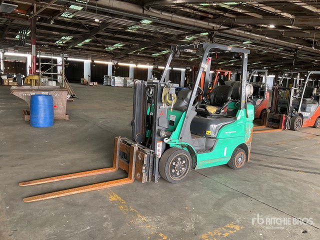 2021 Mitsubishi FGC25N4 5000 lb Cushion Tire Forklift | Ritchie Bros ...