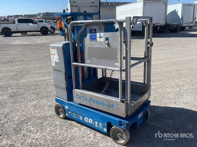 2015 Genie GR15 Vertical Mast Lift | Ritchie Bros. Auctioneers