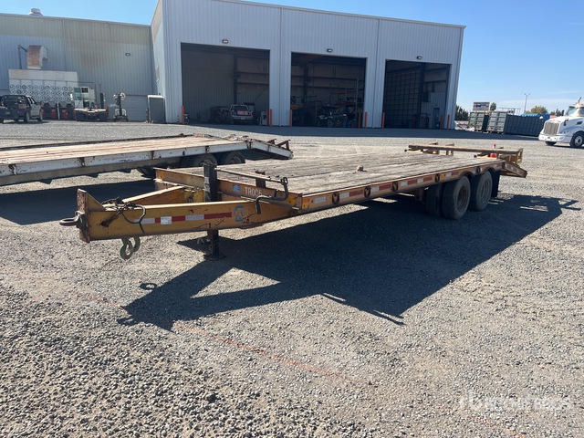 1990 CZ Engineering CZ18KT 25 ft T/A Equipment Trailer | Ritchie Bros ...