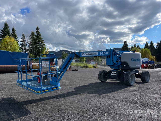 2015 Genie Z62-40 4WD Dual Fuel Articulating Boom Lift | Ritchie Bros ...