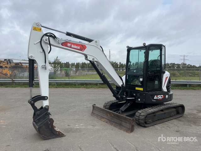 2022 Bobcat E50Z Long Arm Mini Excavator | Ritchie Bros. Auctioneers