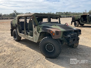 Surplus AM General M1151A1 w/MCTAGS HMMWV 4 Door Hard Top w/Slant Back ...