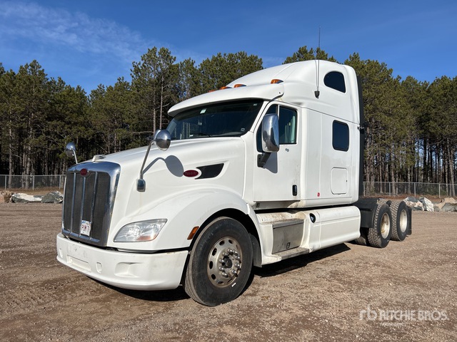 2017 Peterbilt 587 6x4 T/A Sleeper Truck Tractor | Ritchie Bros ...